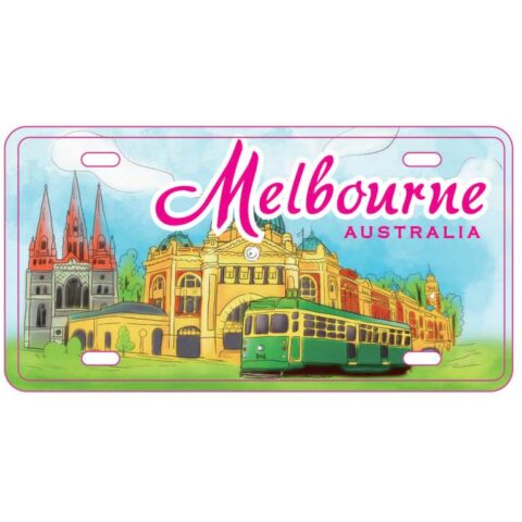 Magnet Number Plate Melbourne - Memories of Australia